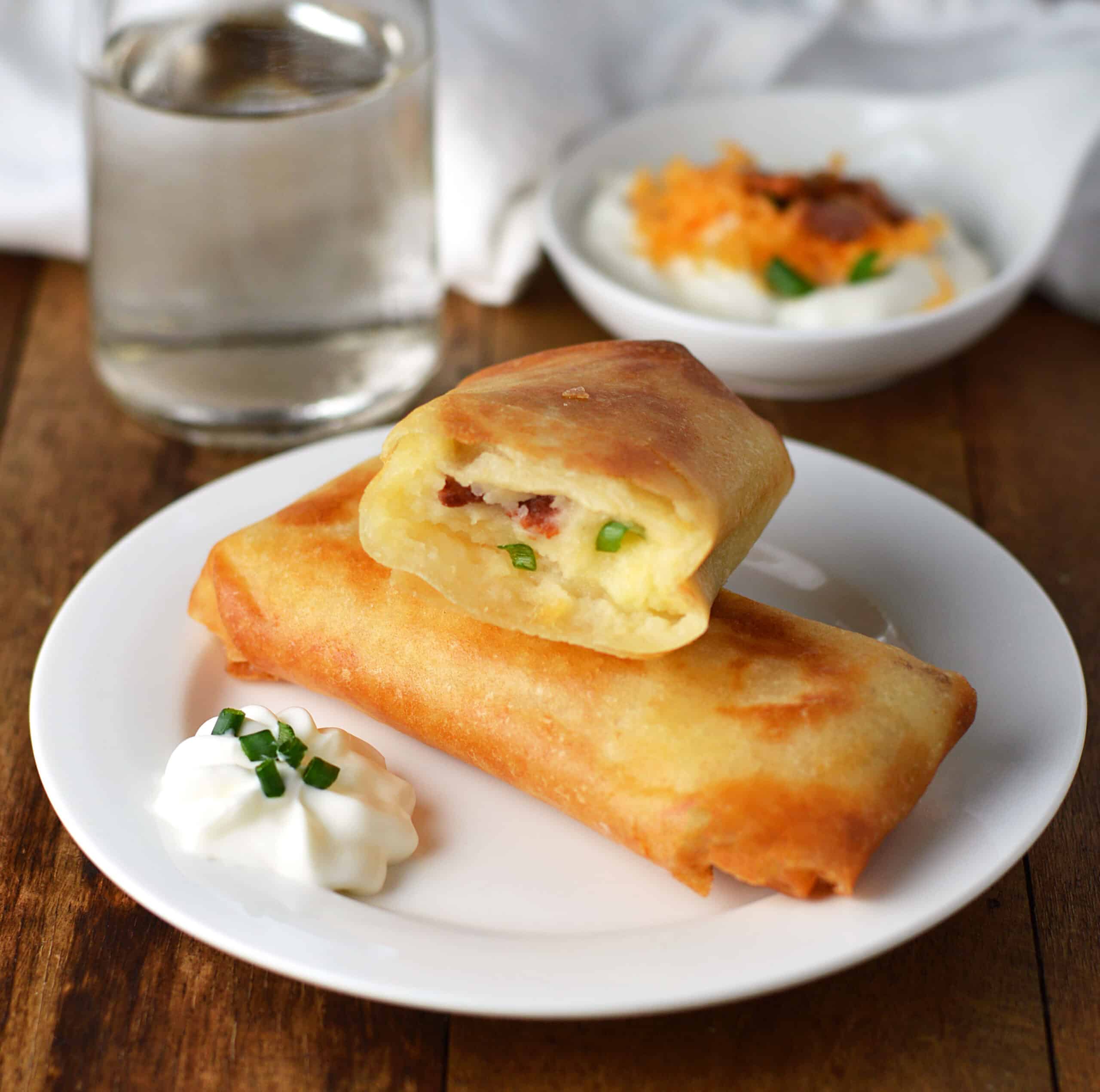 Spring Roll Recipes | Loaded Potato Spring Rolls