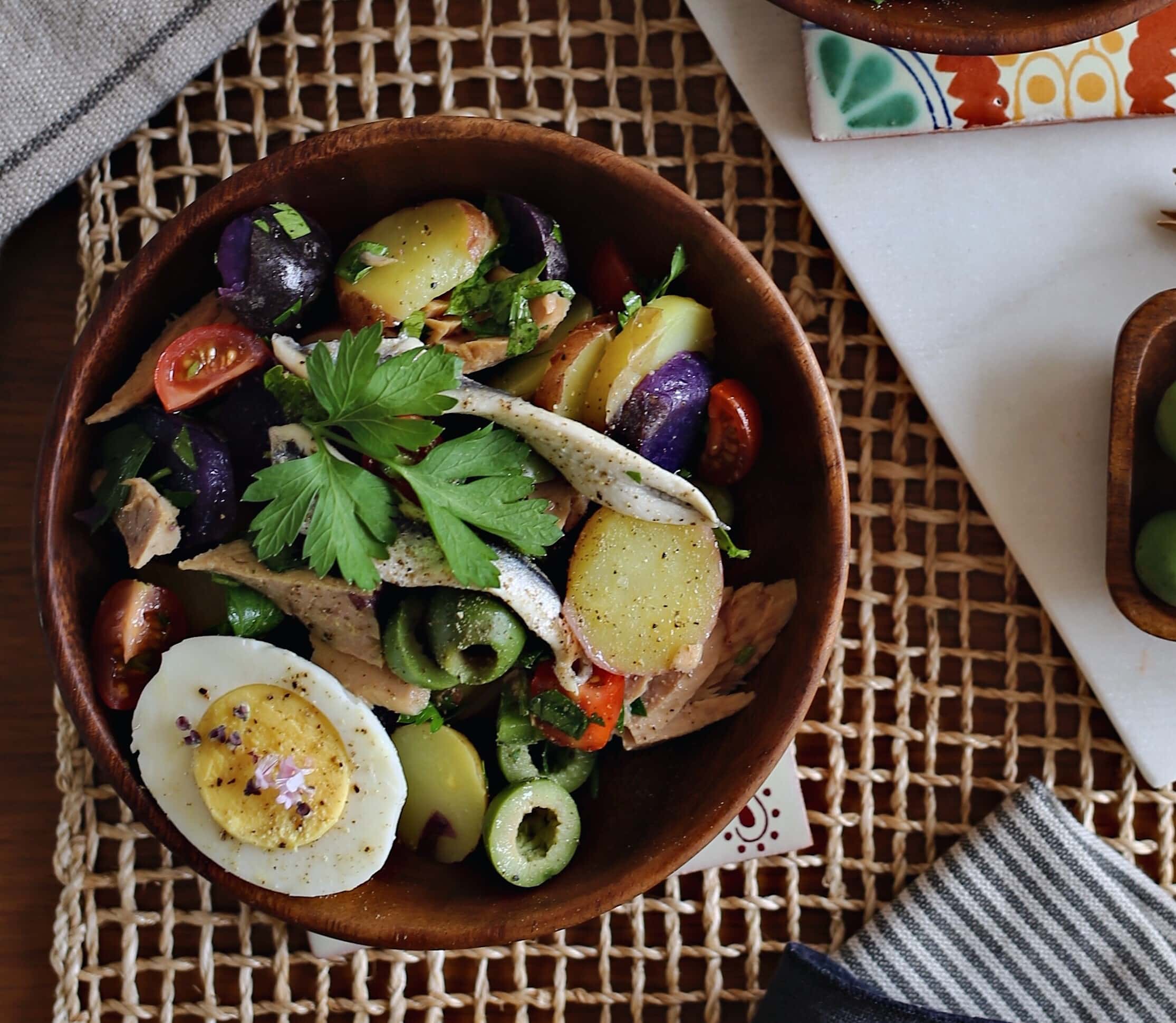 Spanish Potato Salad With Tuna & Boquerones