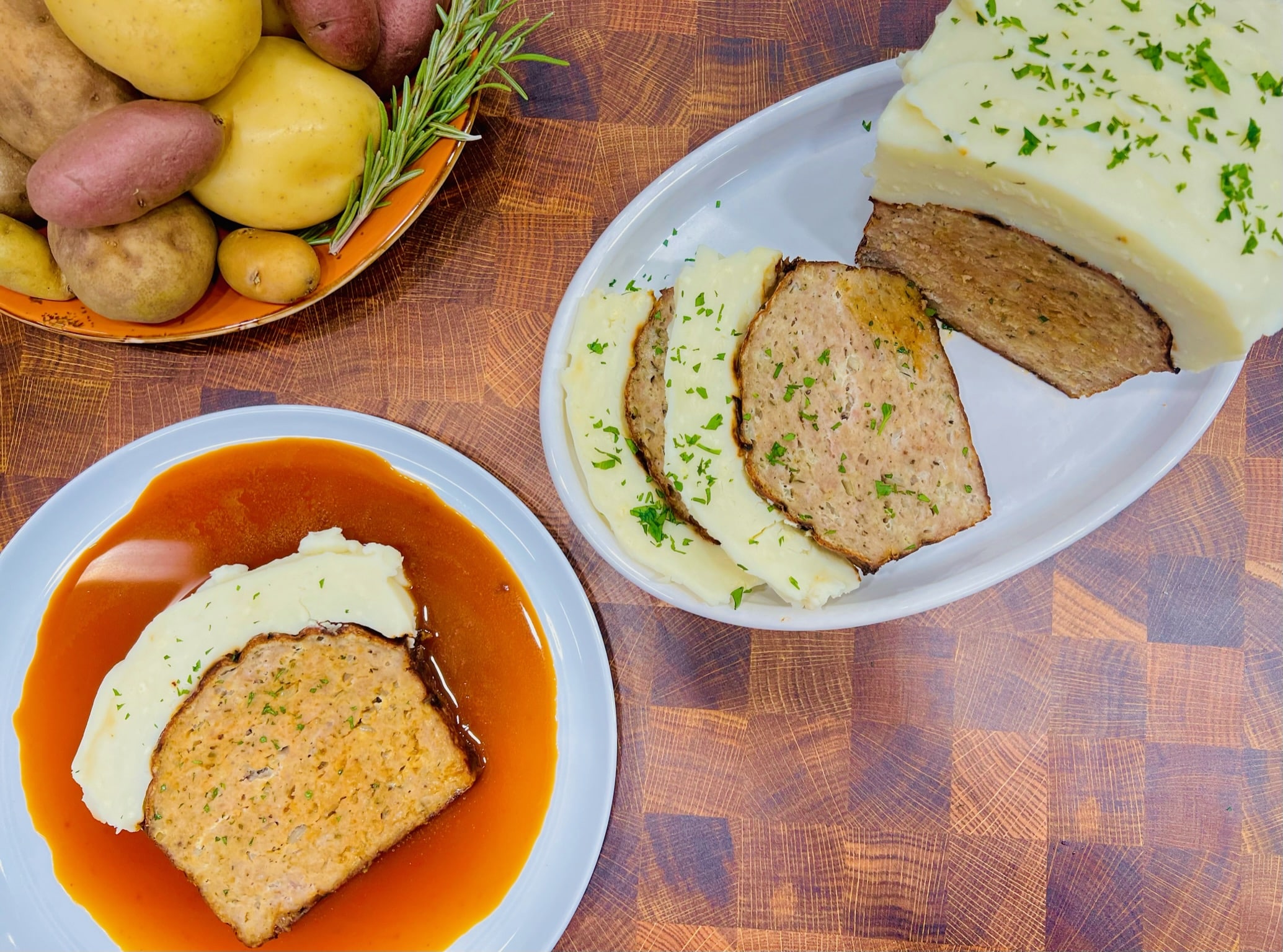 Tater Topped Turkey Meatloaf - Potato Goodness