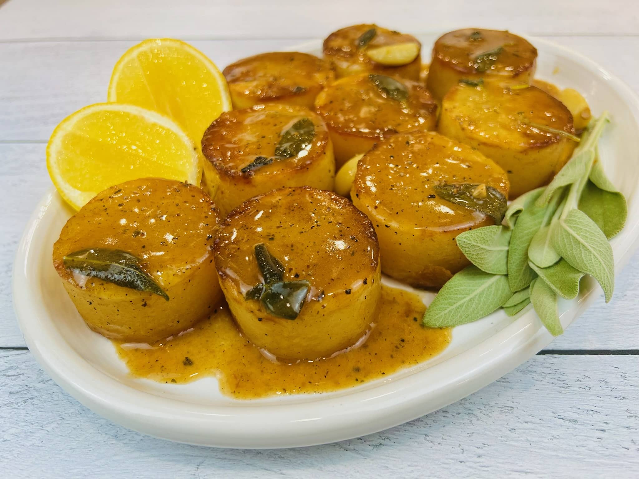 Lemon and Sage Potatoes - Potato Goodness