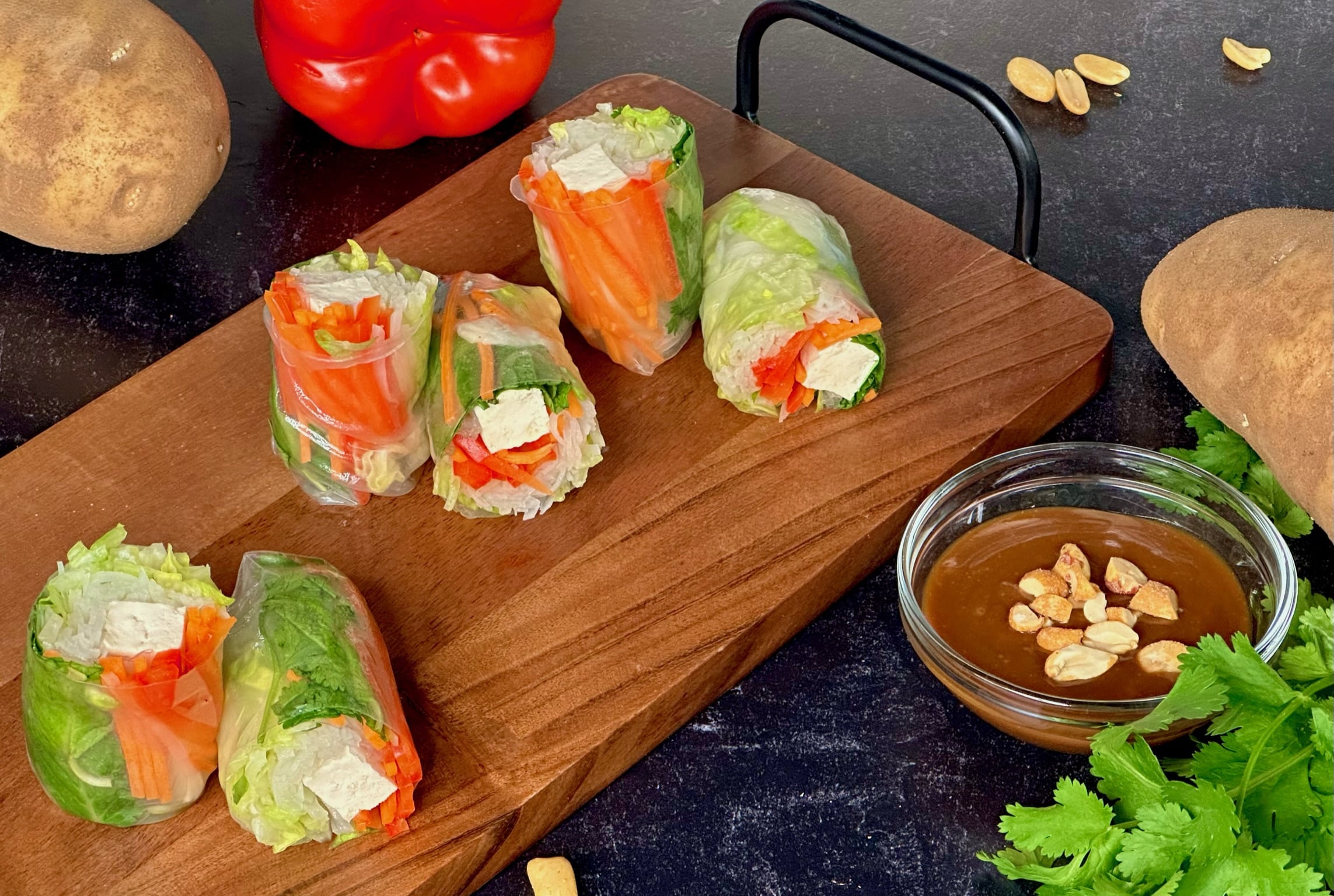 Garden Potato Spring Roll - Potato Goodness