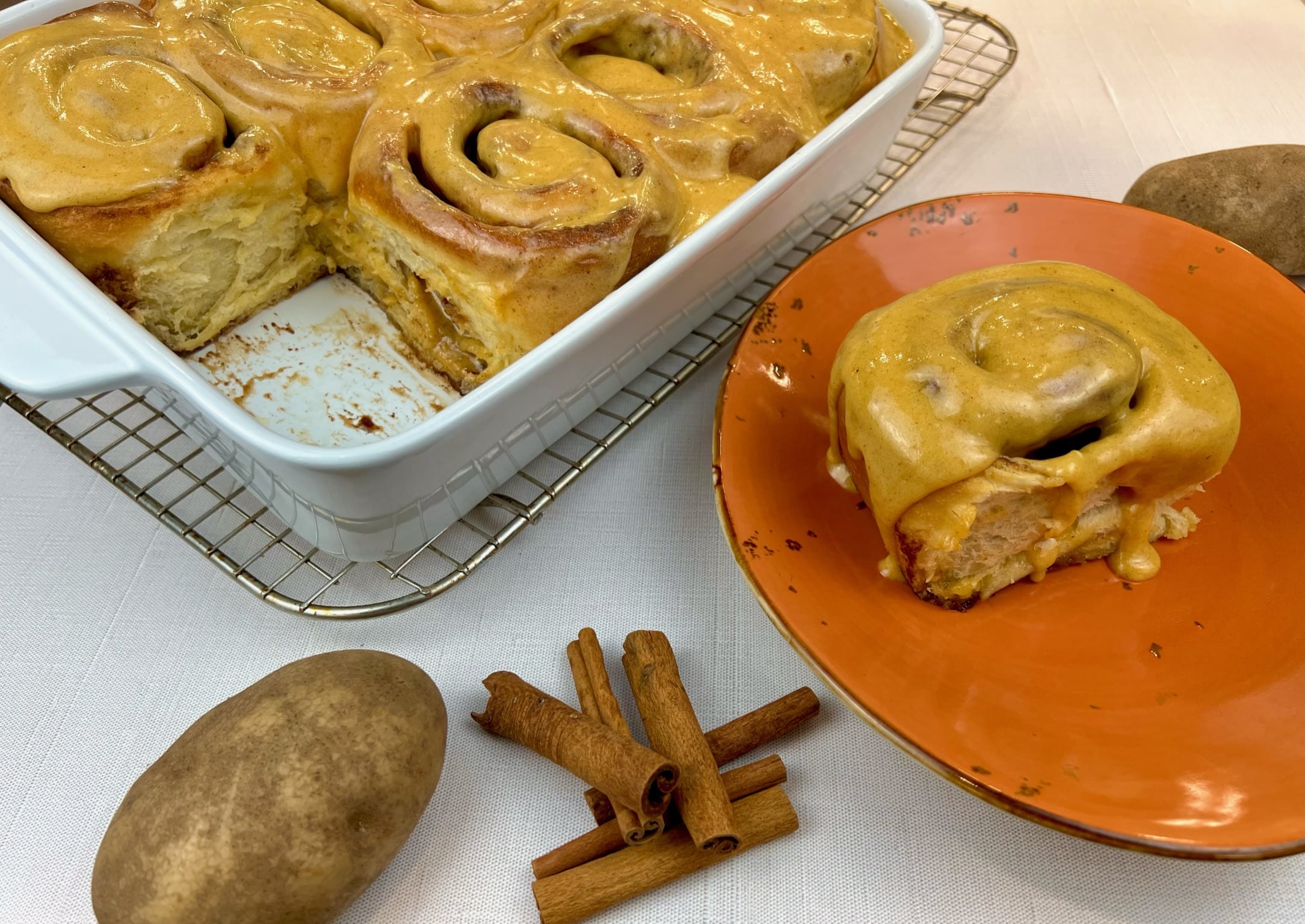 Mashed Potato Cinnamon Rolls - Potato Goodness