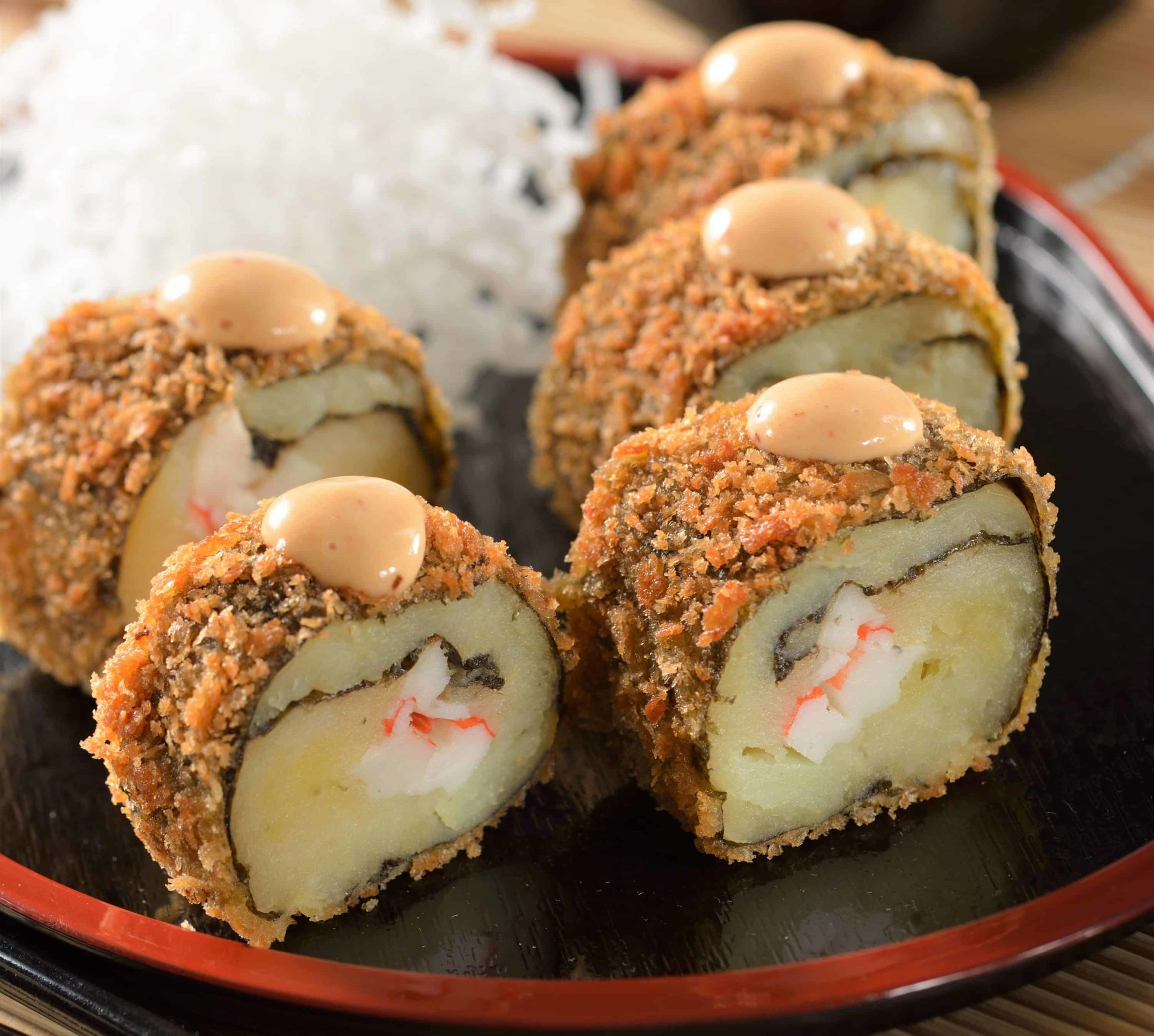 Potato Recipes | Fried potato sushi