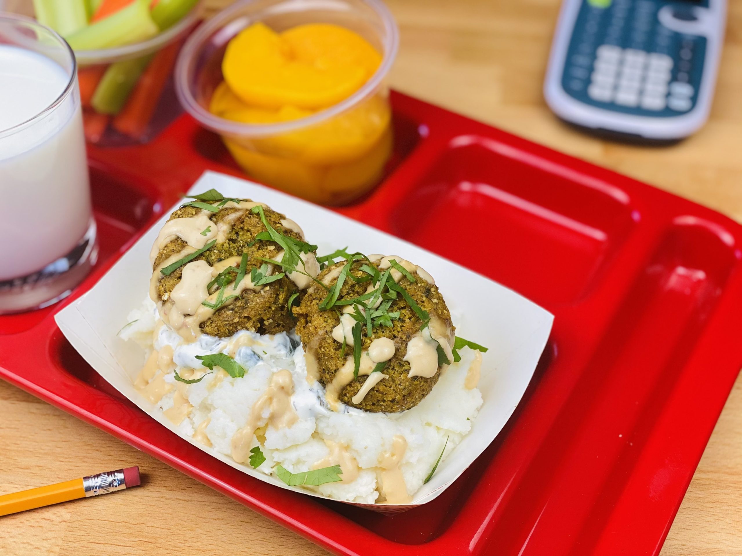 Turkish Falafel Potato Bowl with Lemon Sesame Dressing | Falafel Recipe