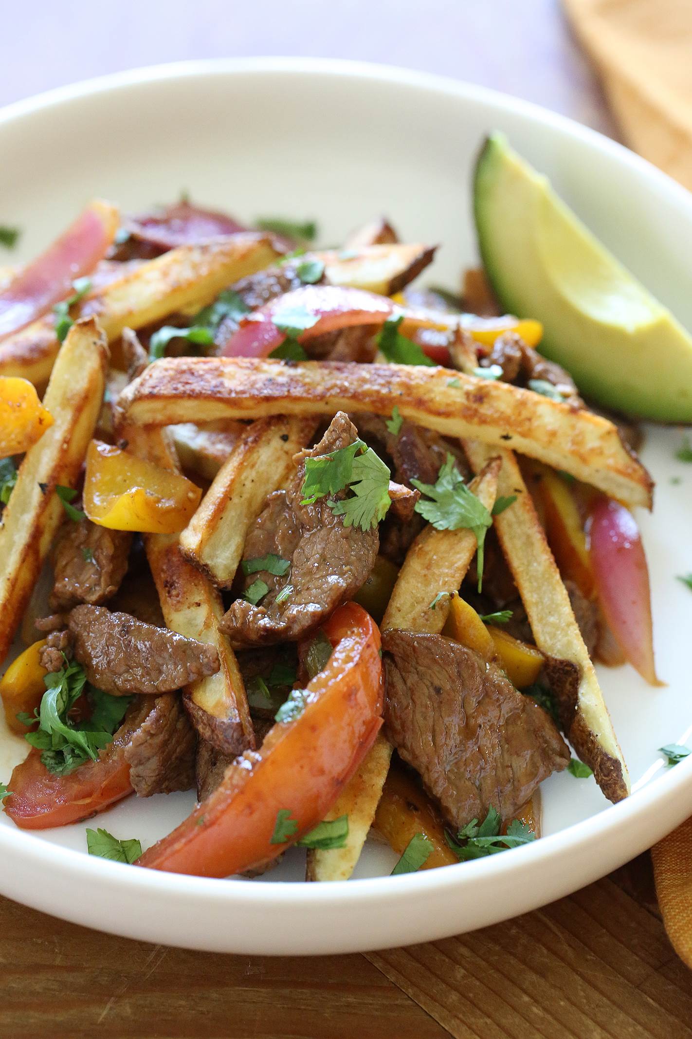 Potato Recipes | Lomo Saltado (Peruvian Beef Stir Fry)