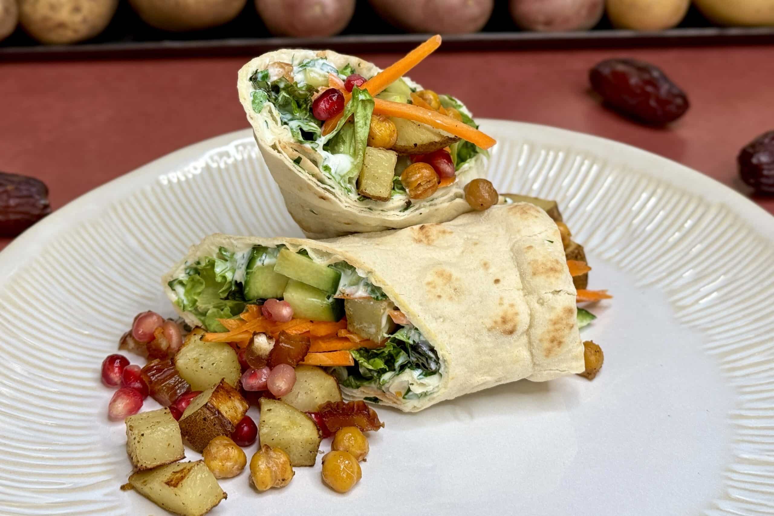 Moroccan-Inspired Potato Wrap - Potato Goodness
