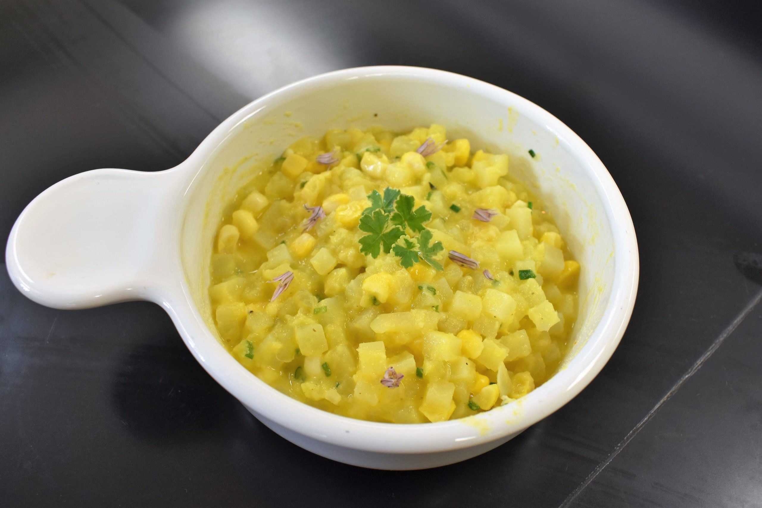 Potato Risotto with Sweet Corn and Herbs - Potato Goodness