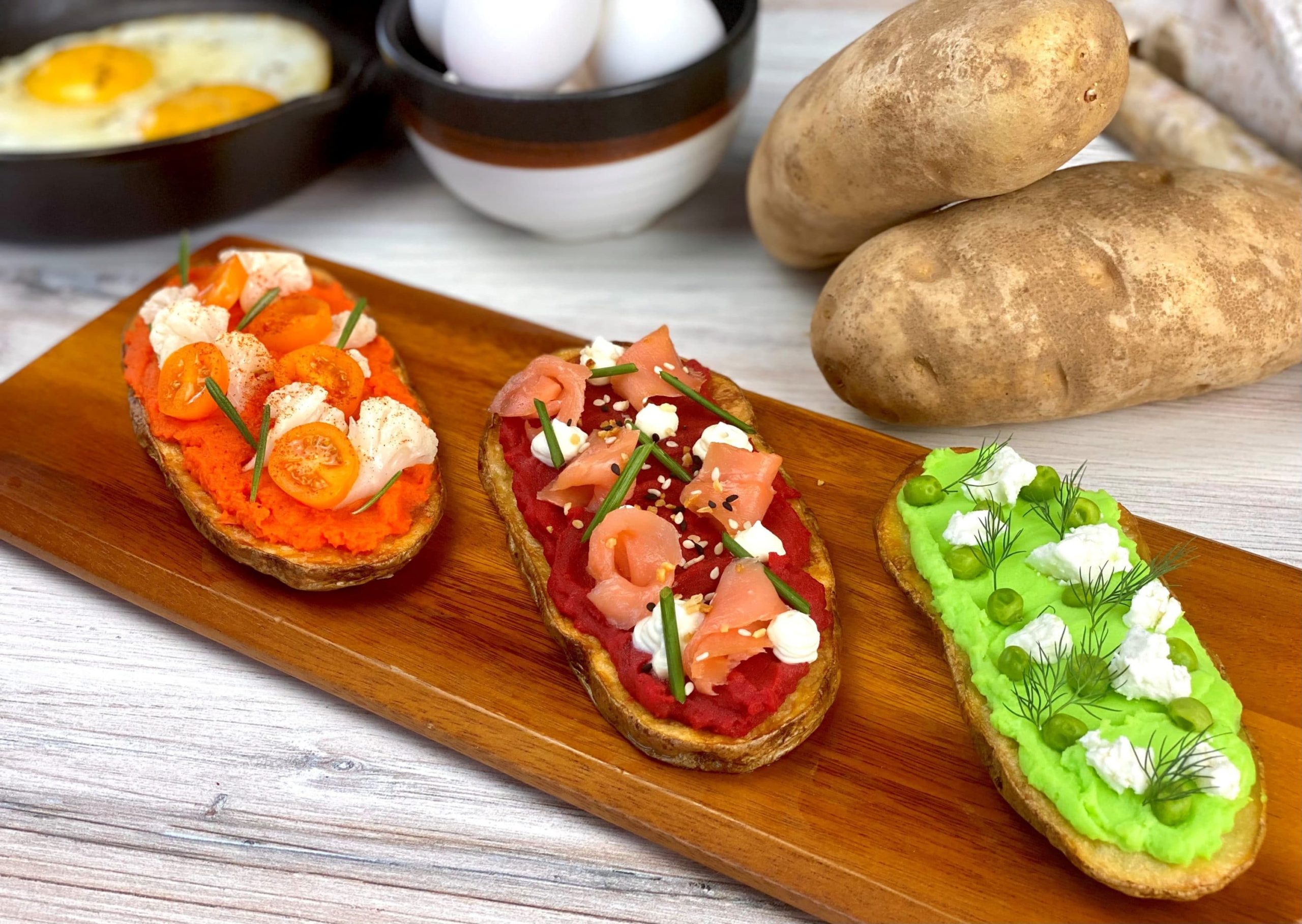 Russet Potato Toasts | Potato Recipe