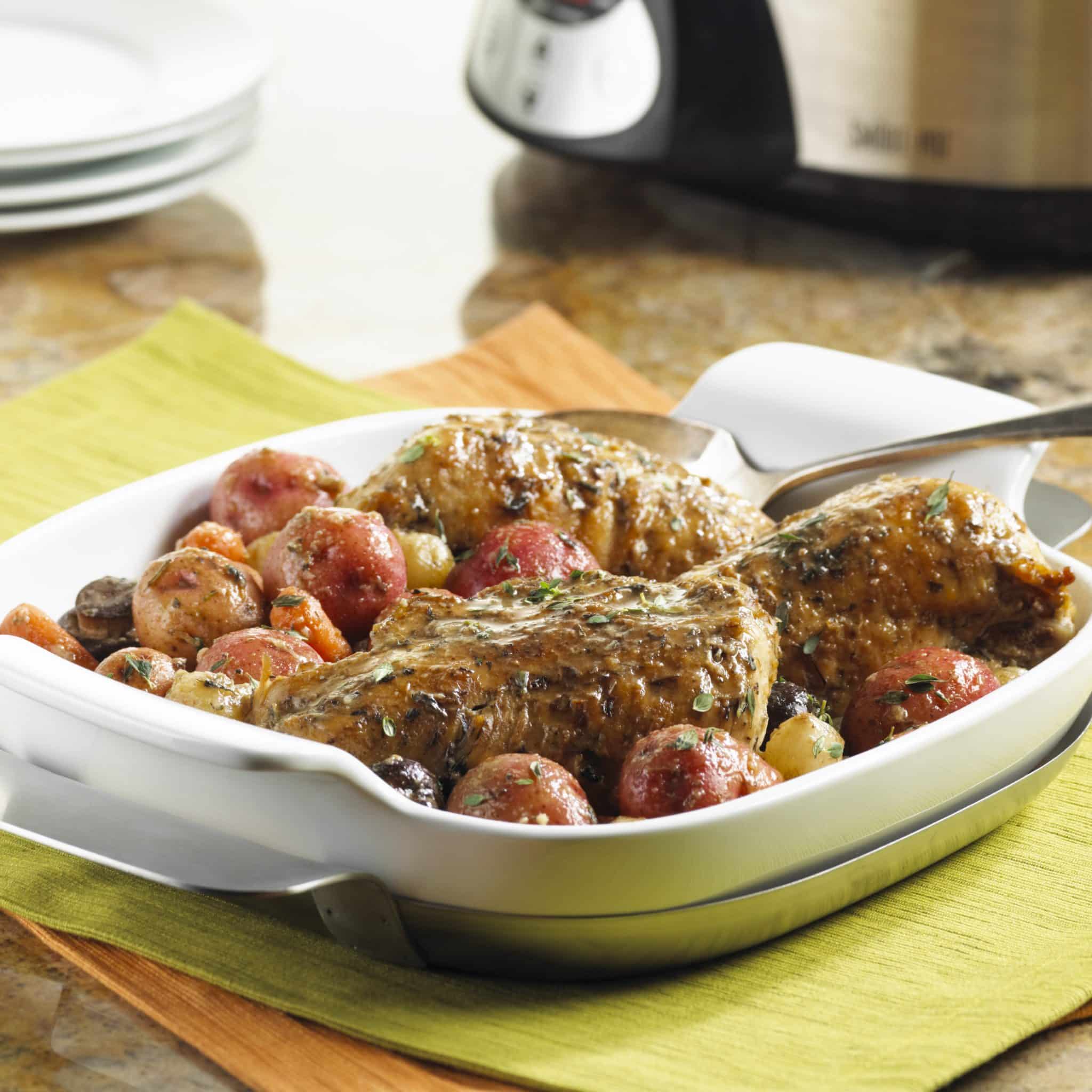 Quick & Delicious Slow Cooker Chicken and Potatoes